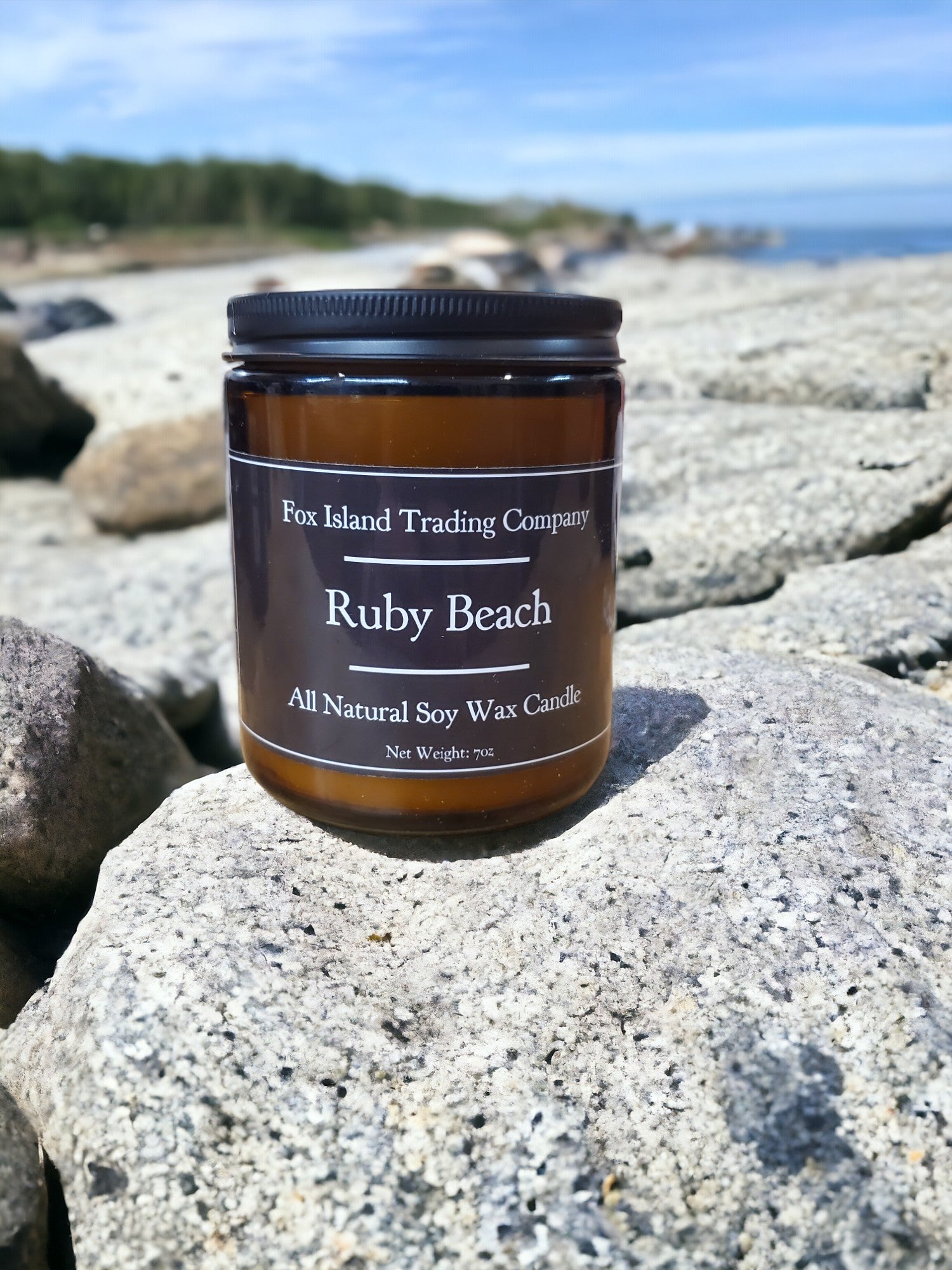 Ruby Beach Candle | Fox Island Trading CO.