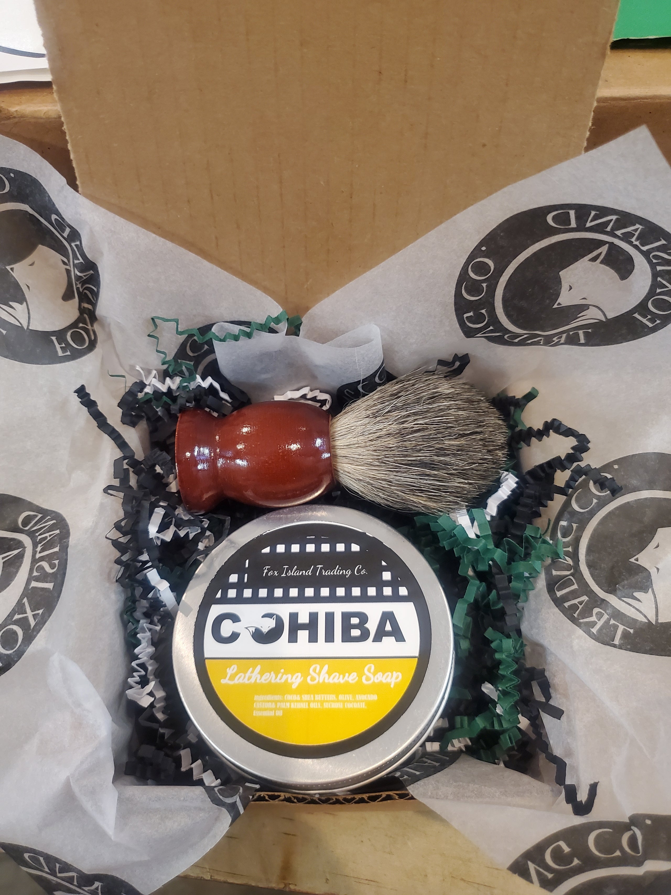Cohiba Mini Shave Kit | Fox Island Trading CO.